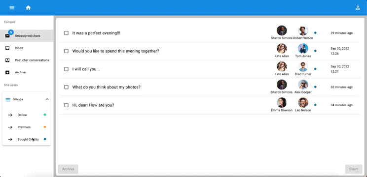 Chat Operator software